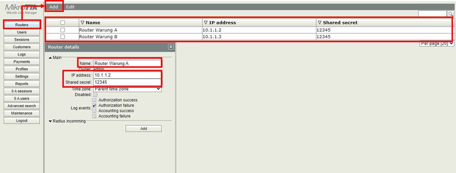 Citraweb.com : RADIUS [USERMAN] on Cloud